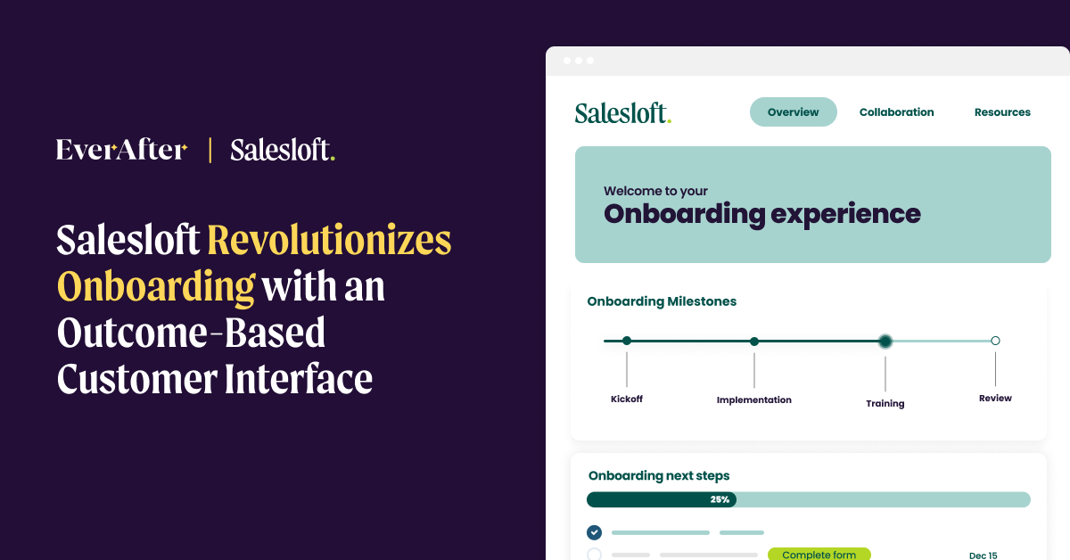 How Salesloft Revolutionizes Onboarding with Outcome-Based Interface